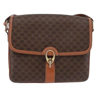 Celine Pre-owned Vintage Macadam Schultertasche - - Pre-owned - Damen - Braun - ONE SIZE