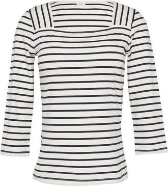s.Oliver 3/4-Arm-Shirt T-Shirt Streifenshirt mit Karree-Ausschnitt