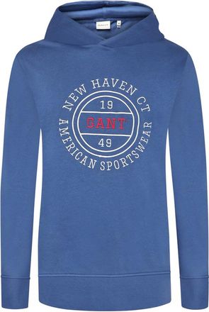 GANT Casual Hoodie aus einem Baumwollmix mit runder Label-Stickerei in