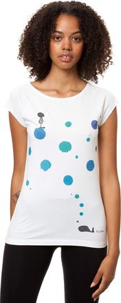 FellHerz Damen T-Shirt Walgesang Bio und Fair (Wei&szlig;, XS)