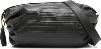 Coccinelle Femme, Sacs, Noir, Taille: ONE Size Sac bandouli&egrave;re &agrave; pompon