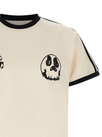 Yohji Yamamoto Graphic Print Raglan T-Shirt - Cream