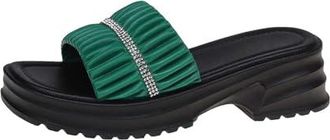 Generic Cocila Sandale Femmes De Plage &agrave; Semelle &eacute;Paisse Pour Femmes, Pantoufles D&eacute;Contract&eacute;Es Creuses, Chaussures &eacute;Paisse, Sandales Sandales Femmes Confort C