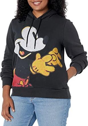 Desigual Sweat_Mickey Vintag 2022 Gray Rental, Noir, Taille S Femme