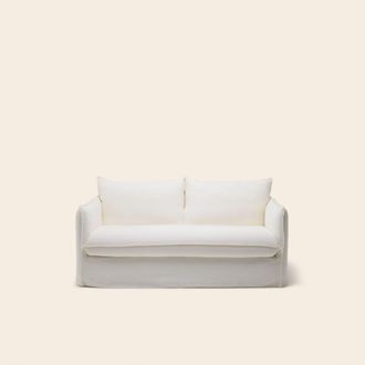 Madura Canap&eacute; Convertible Janel Barbate blanc - ECRU