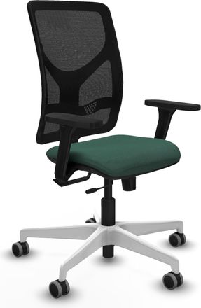 Piqueras y Crespo Sessel f&uuml;r Home Office, mit 3D-Armen, h&ouml;henverstellbare Lendenwirbelst&uuml;tze, ausgestattet mit Syncro/Traslack und Schneideschaum, mit Rollen von 65 mm,