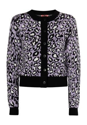 Mymo Strickjacke Damen violett