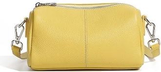 Generic Sac &agrave; bandouli&egrave;re pour femme, sac &agrave; main en cuir souple, sac &agrave; main &agrave; bandouli&egrave;re cylindrique, sac &agrave; main vintage, sac &agrave; main Hobo de design, voyage d