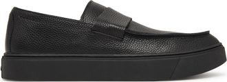 Calvin Klein Slipper Calvin Klein Hybrid Clean Loafer Band Tum Lth HM0HM02184 Schwarz