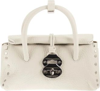 Zanellato Shopper & Totes - Dotta - Grained Leather Bag Baby - Gr. unisize - in Wei&szlig; - f&uuml;r Damen