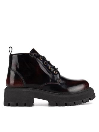 Badura Schnürschuhe PILO-SL-04301 Dunkelrot