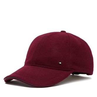 Tommy Hilfiger Cap Tommy Hilfiger Dc Wool 6 Panel AM0AM14851 Dunkelrot