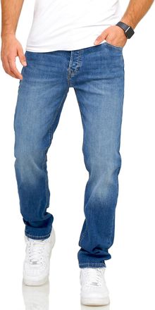 Jack & Jones Herren Jeans Mike ARIS Comfort Fit Denim Herrenhose (31W / 30L, Dark Blue Denim)