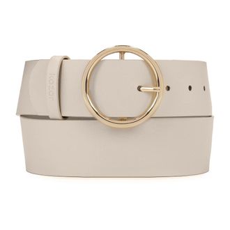 Kazar Breiter grauer glatter Lederg&uuml;rtel - - Accessories - Damen - Grau - 100 CM
