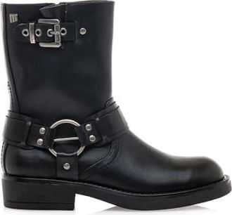 Mtng Bottines Plates Femme Bottines Plates Bruna 59833 Femme | Bottines Plates décontracté | Fermeture avec Fermeture éclair | 58224 | Noir