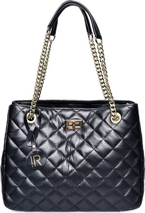 Isabella Rhea Schwarz Rindsledertasche