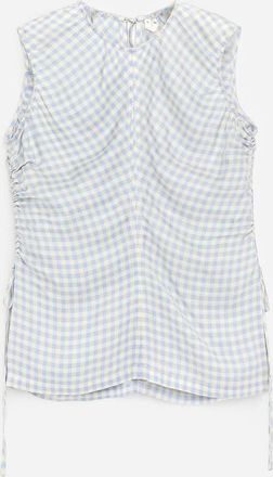Arket Oberteil Mit Raffung -Blau