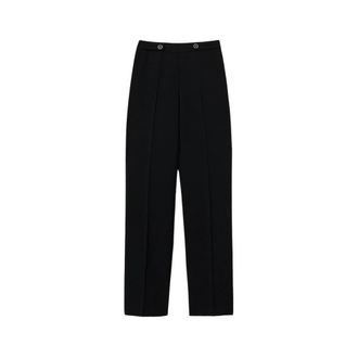 Twinset Pantaloni Straight Leg - - Trousers - Damen - Schwarzk - L