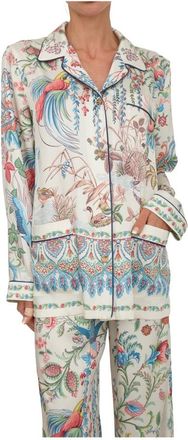 Etro Femme, V&ecirc;tements de nuit et de d&eacute;tente, Multicolore, Taille: 38 FR Printed Twill Shirt