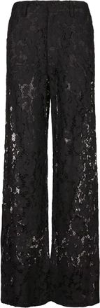 Federica Tosi Femme, Pantalons, Noir, Taille: 36 FR Wide Pantalons