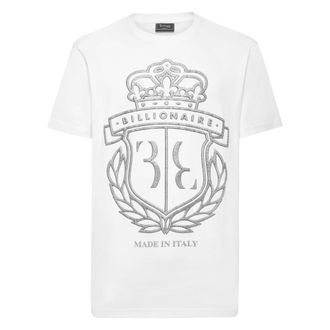 Billionaire Boys Club Homme, Tops, Blanc, Taille: S T-shirt Round Neck SS Crest