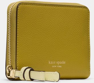 Kate Spade New York Kate Spade Loop Zip-Rundum-Geldb&ouml;rse f&uuml;r Frauen in Lorbeergr&uuml;n