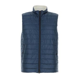 Herno Reversible Nylon Daunenjacke - - Jackets - Herren - Blau - 4XL