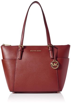 Michael Kors Womens Jet Set Item Handtasche, Braun (Brandy)