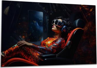 Wallario Herdabdeckplatte/Spritzschutz aus Glas, 1-teilig, 90x52cm mit 13mm hohen Füßen, für Ceran- und Induktionsherde, Virtuelle Dimensionen