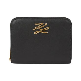 Karl Lagerfeld Femme, Accessoires, Noir, Taille: ONE Size K Autograph Wallet