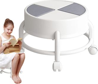 Generic Niedriger Rollhocker | Niedrige H&ouml;he Rollstuhl mit Rollen | Schwerlastiger mobiler Hocker mit 360&deg; drehbaren R&auml;dern, drehbarer Rollstuhl f&uuml;r Zuhause, 