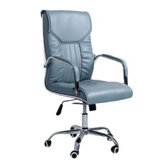 Generic Ergonomischer B&uuml;rostuhl, Schreibtischstuhl aus Leder mit hoher R&uuml;ckenlehne, Armlehnen, Rollen, h&ouml;henverstellbarer Computerstuhl