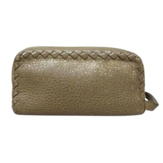 Bottega Veneta Sac pochette vintage Pre-owned - Femme - Pre-owned - Brun - Taille: ONE Size