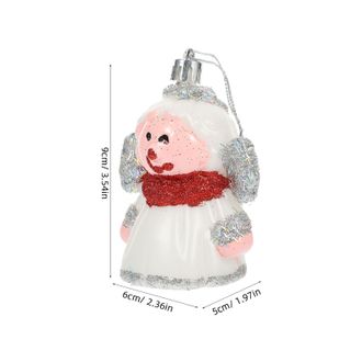 Valiclud 3st&uuml;cke Engel-Dekoration zum Aufh&auml;ngen f&uuml;r Weihnachtsbaum aus Hochwertigem als Weihnachtsfigur zum Aufh&auml;ngen Weihnachtsschmuck Weihnachtsbaumschmuck