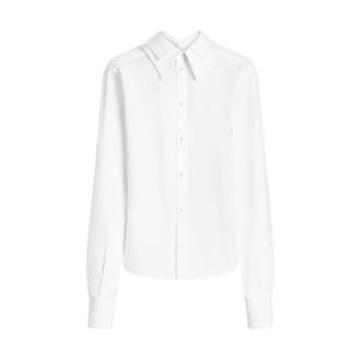 Dolce & Gabbana Popeline-Hemd aus Baumwolle - - Blouses & Shirts - Damen - Wei&szlig; - M