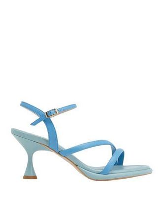 8 by YOOX LEATHER MID-HEEL SANDALS