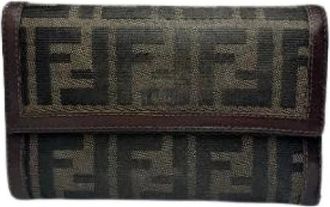 Fendi Portefeuille Vintage Pre-owned - Femme - Pre-owned - Brun - Taille: ONE Size