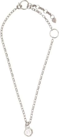 Acne Studios Femme, Accessoires, Gris, Taille: ONE Size Stamp Pendant Necklace