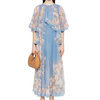 Zimmermann Femme, Robes, Bleu, Taille: 40 FR Zimmermann Robes