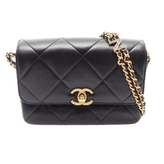 Chanel Pre-owned Matelasse Small Flap Lambskin Shoulder Bag - - Pre-owned - Damen - Schwarzk - ONE SIZE