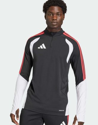 adidas adidas Performance - Tiro 26 Competition - Top dentra&icirc;nement - Noir/rouge semi-lucide