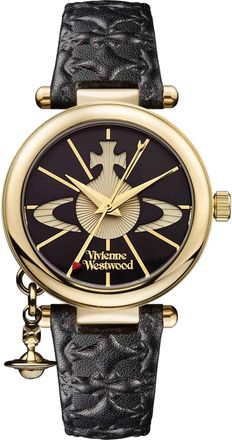 Vivienne Westwood Uhr - Quarzuhr Orb II - Gr. unisize - in Schwarz - f&uuml;r Damen