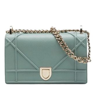 Dior Pre-owned Cuir sacs-dior - Femme - Pre-owned - Bleu - Taille: ONE Size