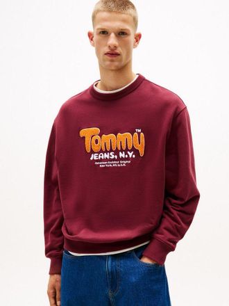 Tommy Jeans Sweatshirt BOUCLE Relaxed fit mit Rundhalsausschnitt