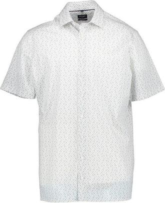 Olymp Herren Kurzarmhemd grün Baumwolle