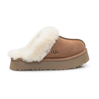 UGG Ugg, Femme, Chaussures, Brun, Taille: 36 EU Disquette Slipper