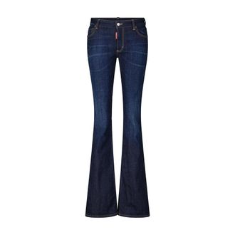 Dsquared2 Flared Jeans mit mittelhoher Taille - - Jeans - Damen - Blau - M