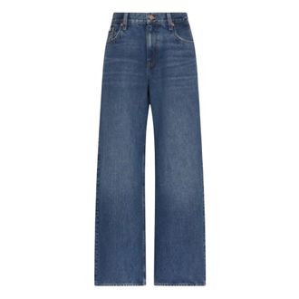 Calvin Klein Jeans Jean baggy taille basse - Femme - Jeans - Bleu - Taille: W30