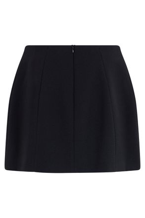 Blumarine Womens Short Skirt With Decorative Buttons Black Polyester