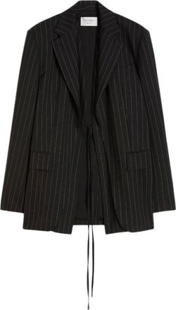 Sportmax Femme, Vestes, Noir, Taille: 36 FR Double-Front Blazer